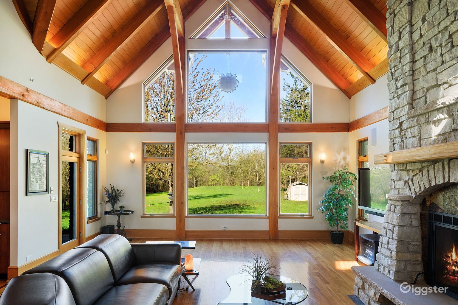 True Timber-frame Loft Home with Guesthouse | Rent this location on ...