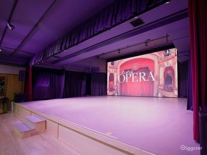 Theater Stage / Auditorium With Huge LED Screen | Rent this location on ...