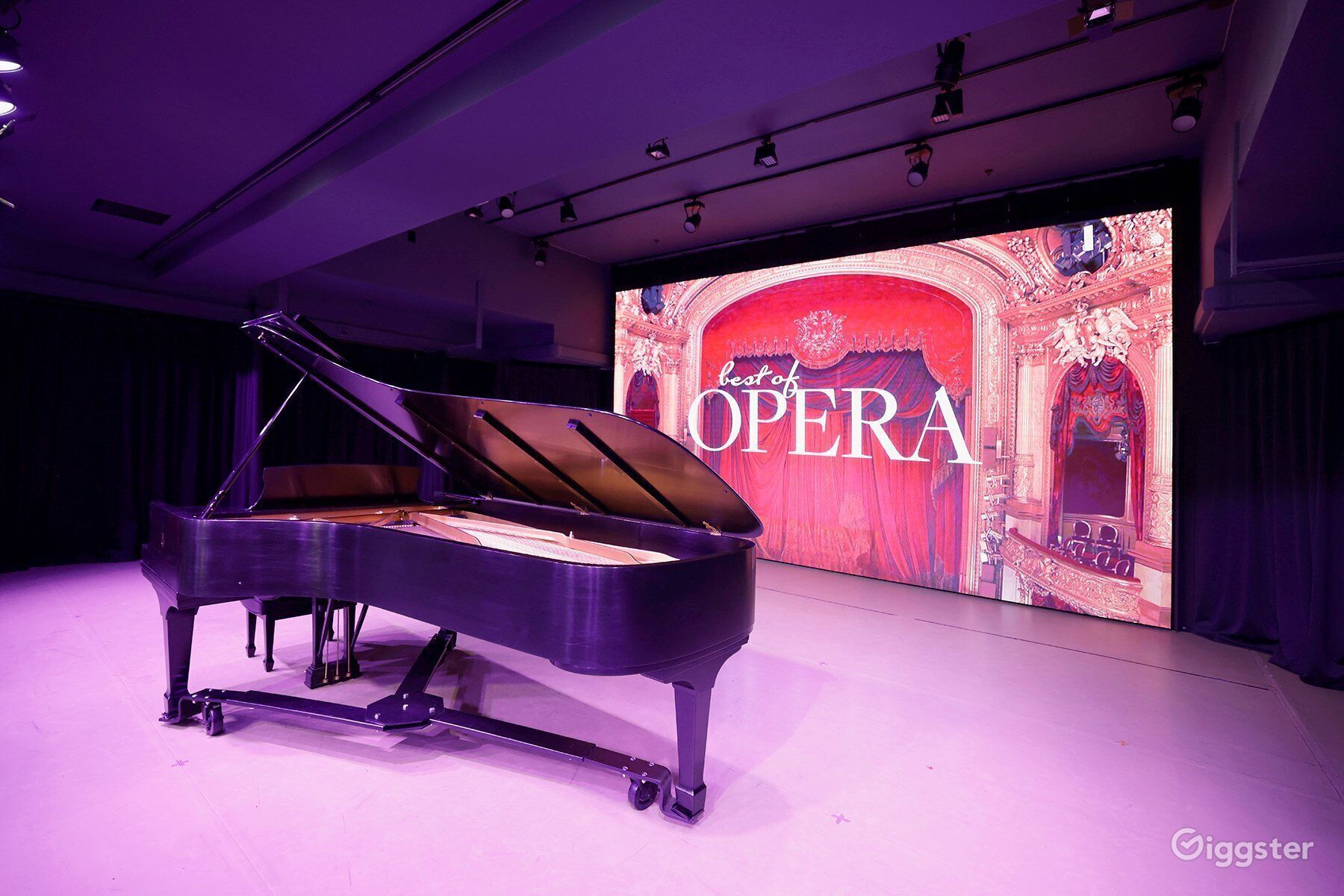 Theater Stage / Auditorium With Huge LED Screen | Rent this location on ...