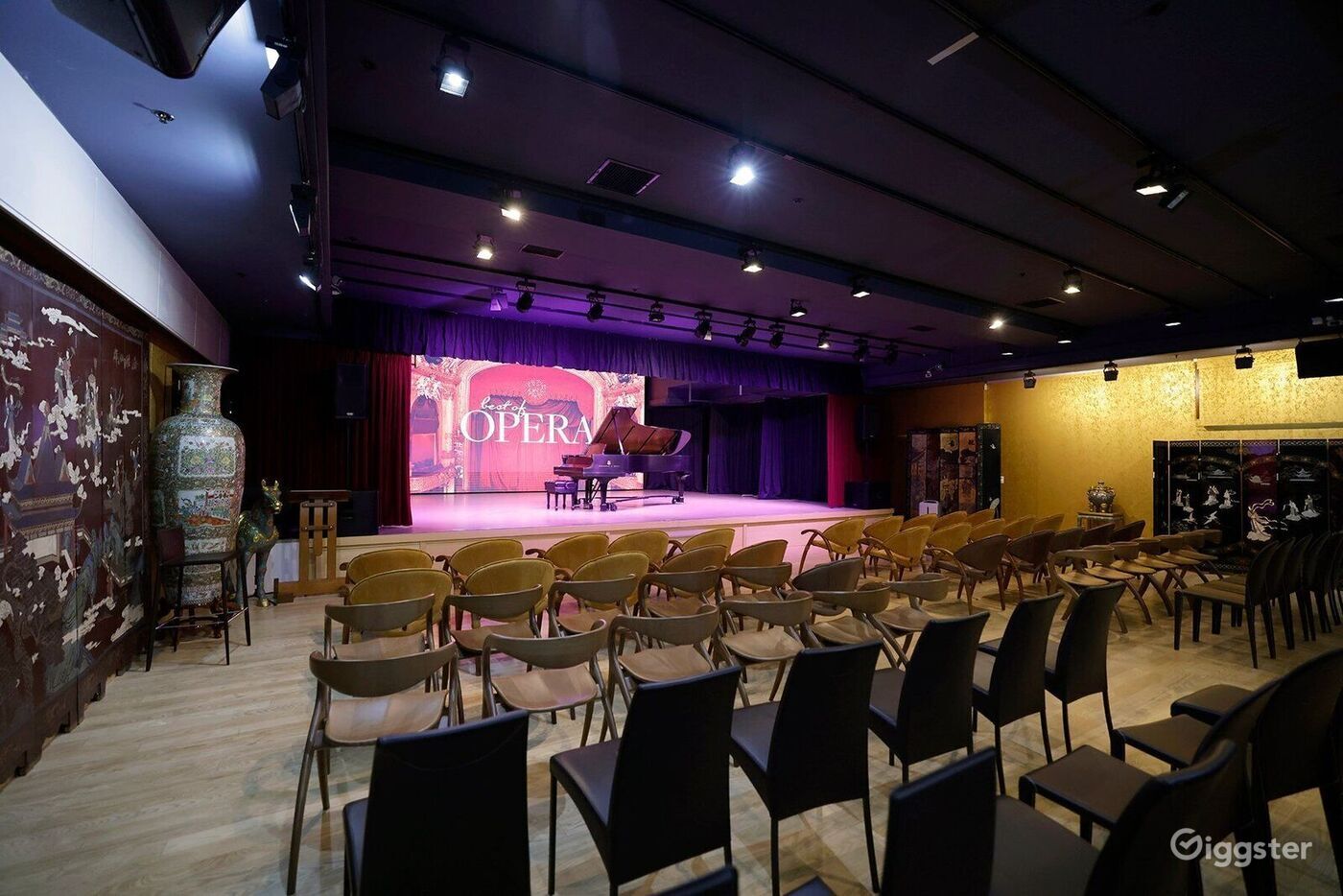 Theater Stage / Auditorium With Huge LED Screen | Rent this location on ...