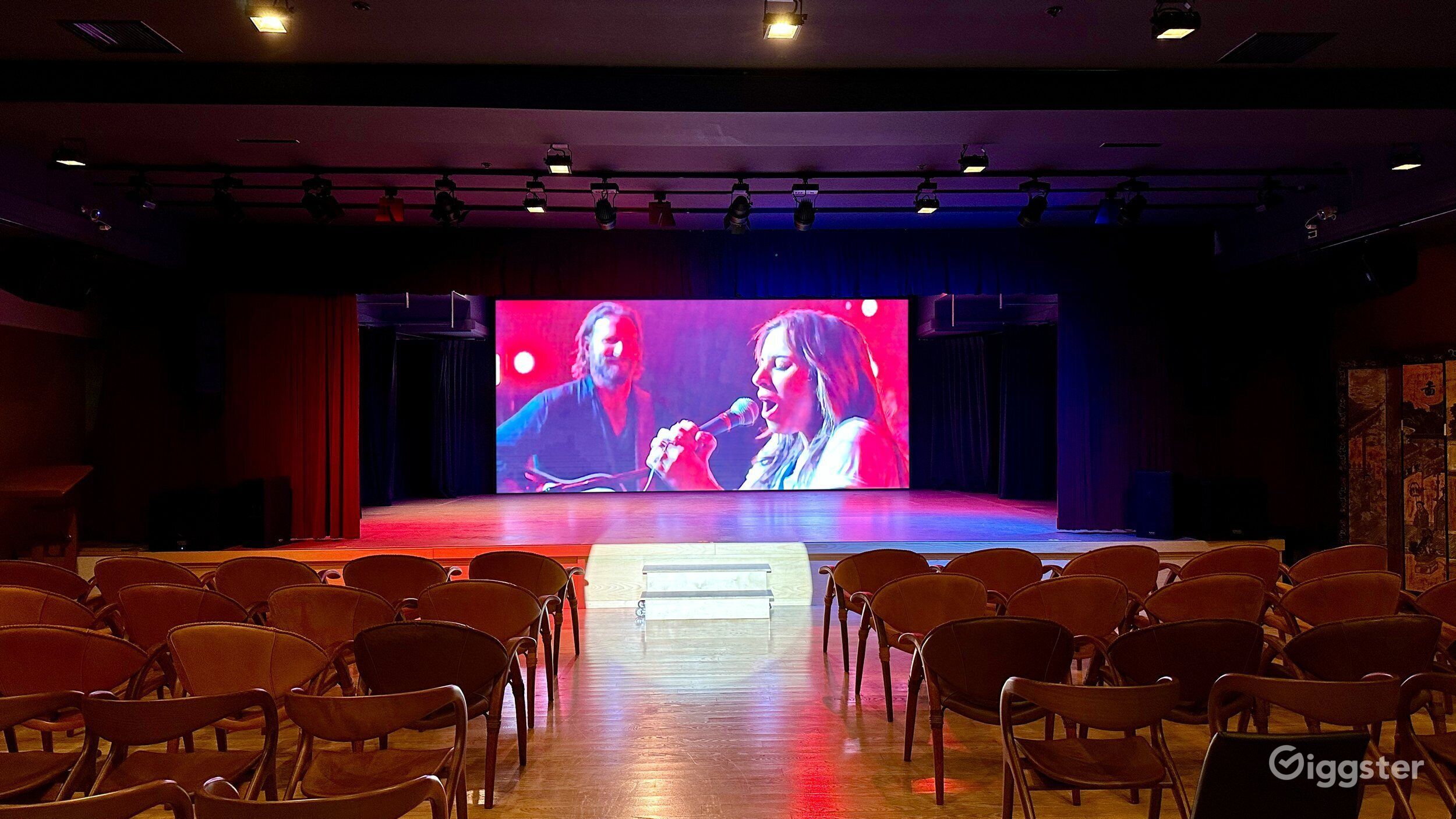 Theater Stage / Auditorium With Huge LED Screen | Rent this location on ...