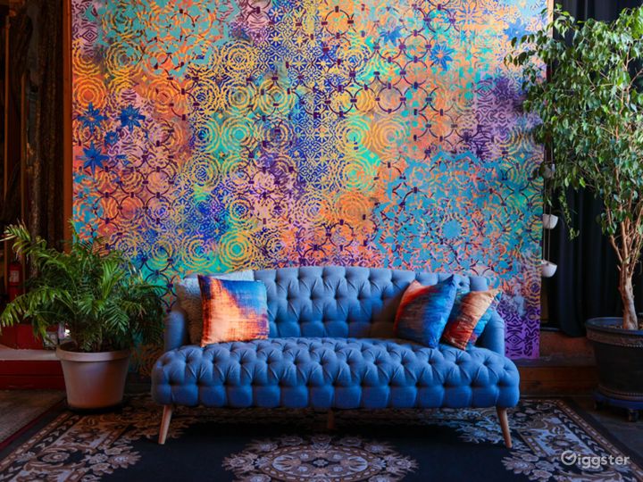 Baroque Photo Studio With Colorful Sets | Rent this location on Giggster