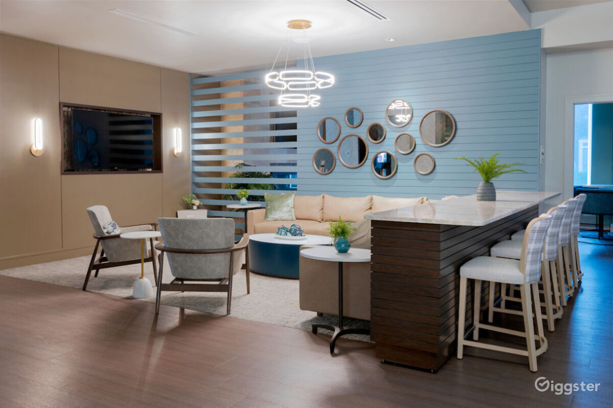 Modern Club Room w/ Kitchen in Boston | Rent this location on Giggster