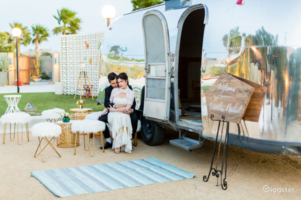 Airstream Trailer Photo Booth | Rent this location on Giggster
