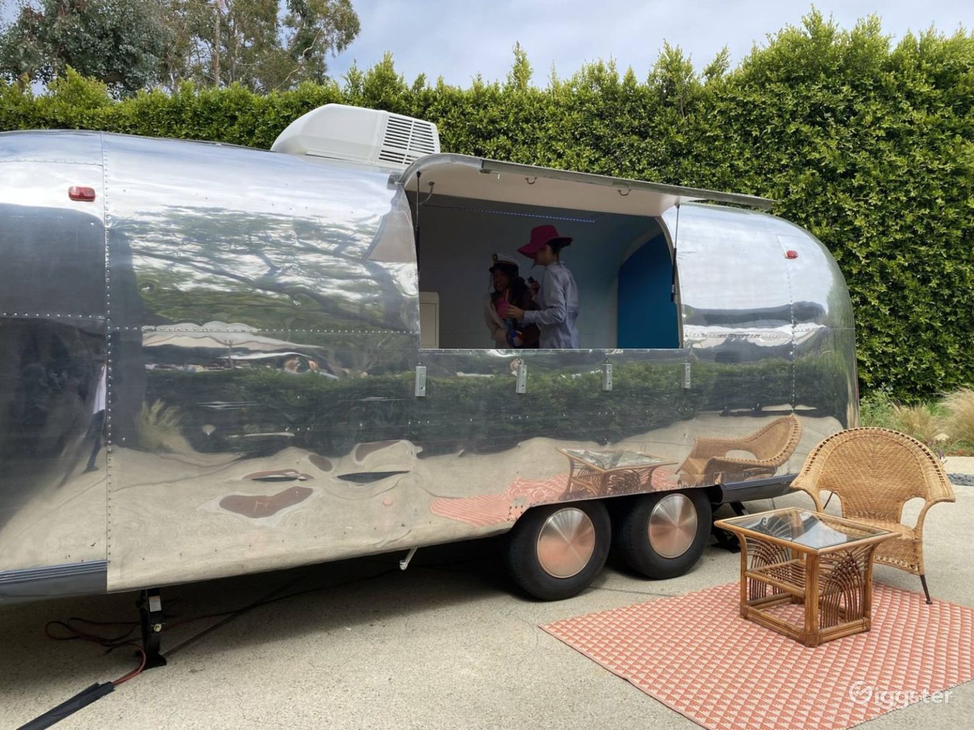 Airstream Trailer Photo Booth | Rent this location on Giggster