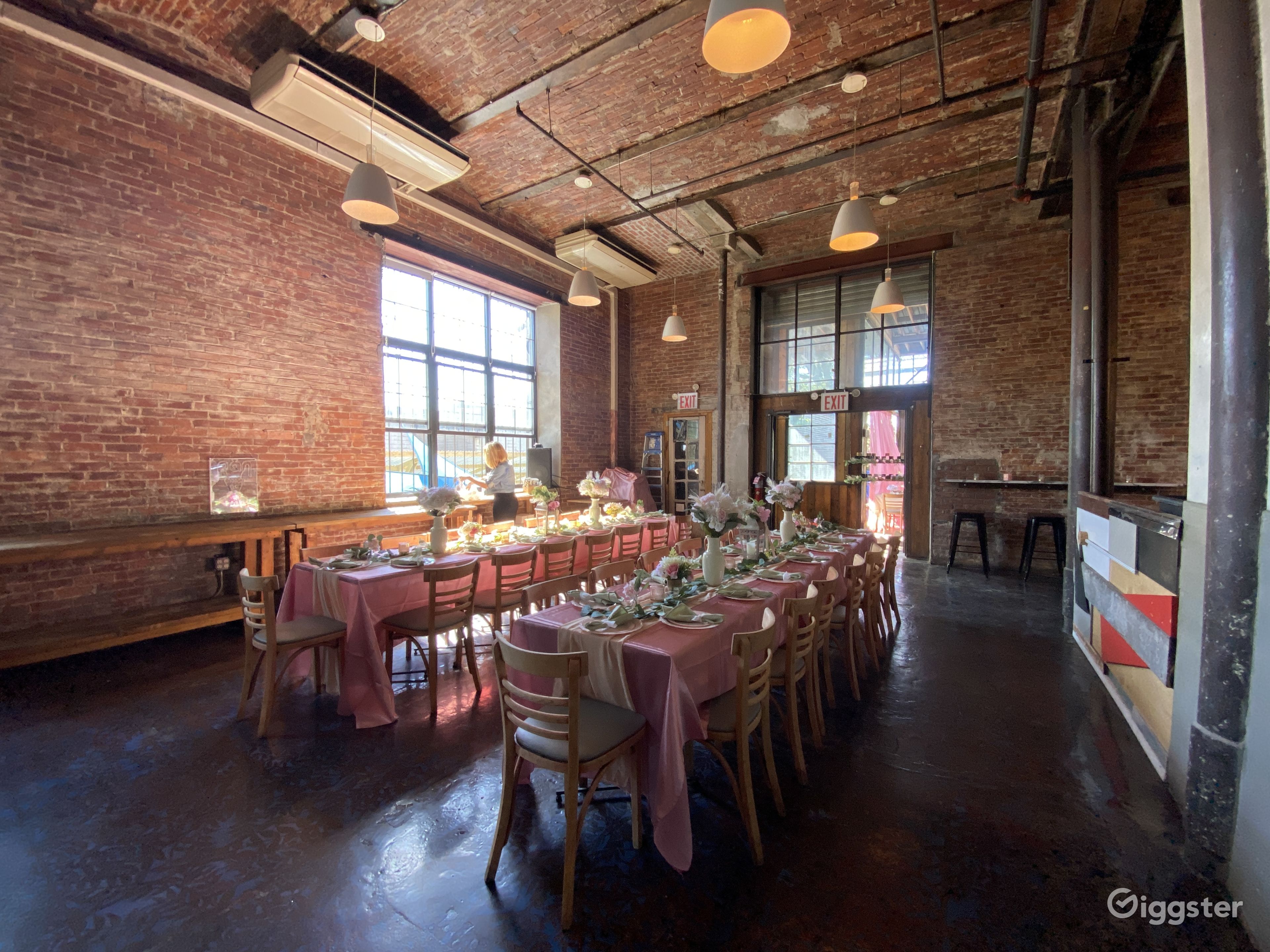 Spacious rustic brick oven restaurant with patio | Rent this location ...