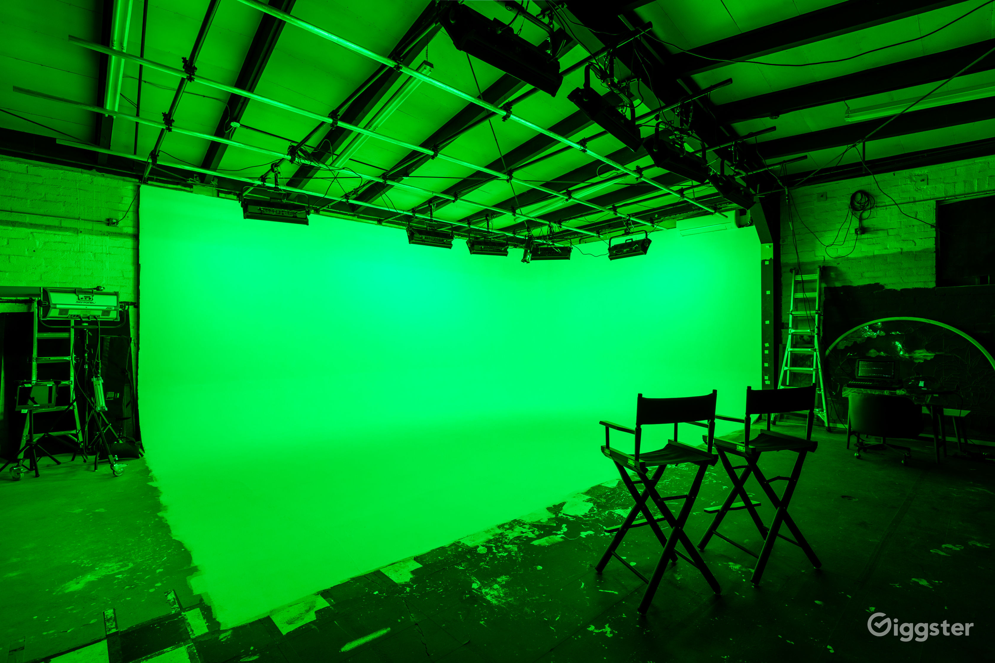 Studio with RGB LED lit Cyclorama Wall! | Rent this location on Giggster