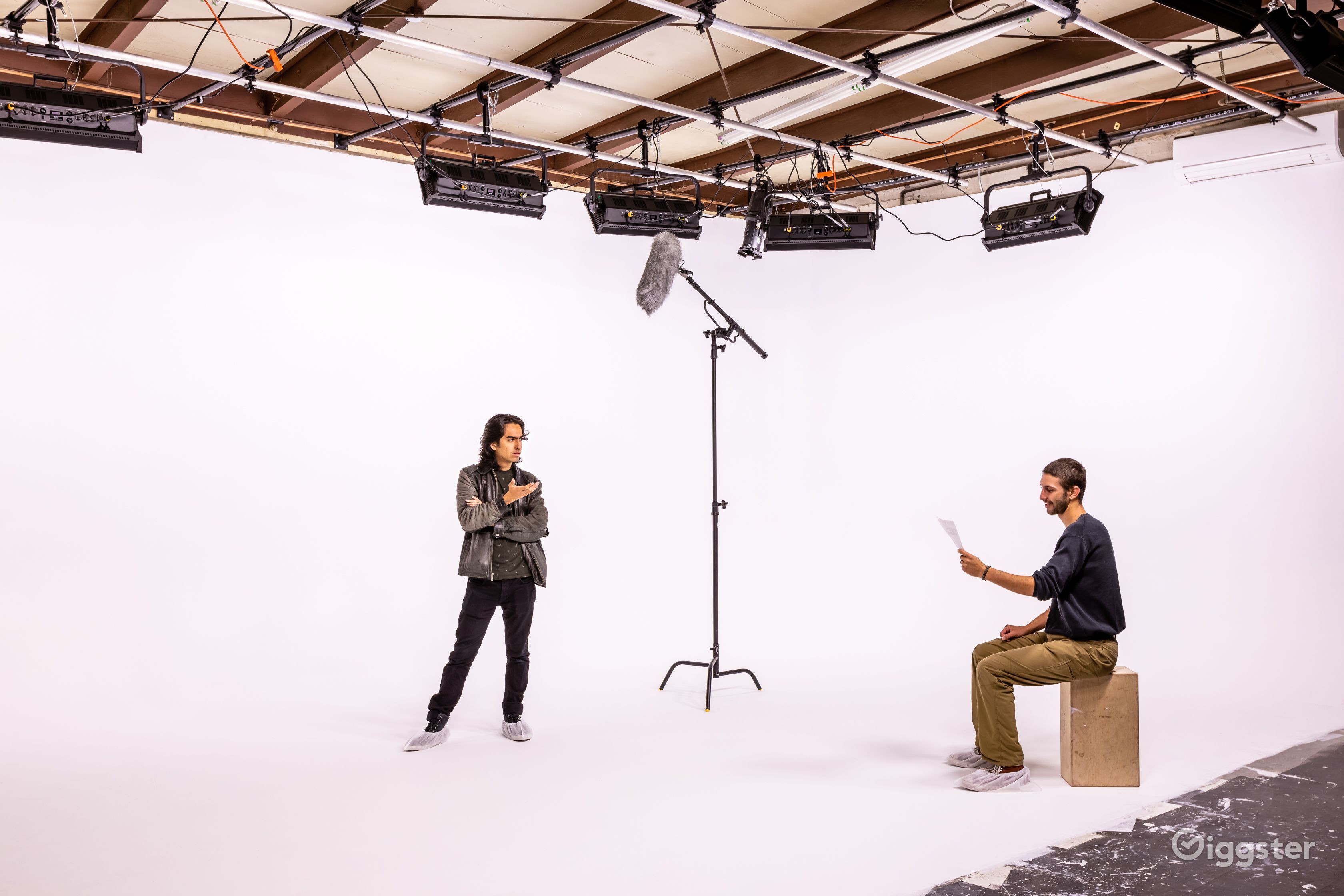 Studio with RGB LED lit Cyclorama Wall! | Rent this location on Giggster