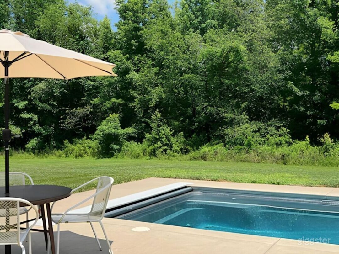 In-Ground Saltwater Pool in Springville | Rent this location on Giggster