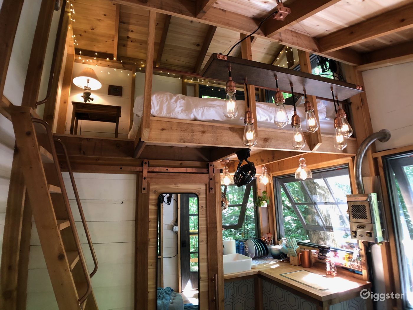 Rustic Tiny Home Treehouse Hidden in Forest | Rent this location on ...