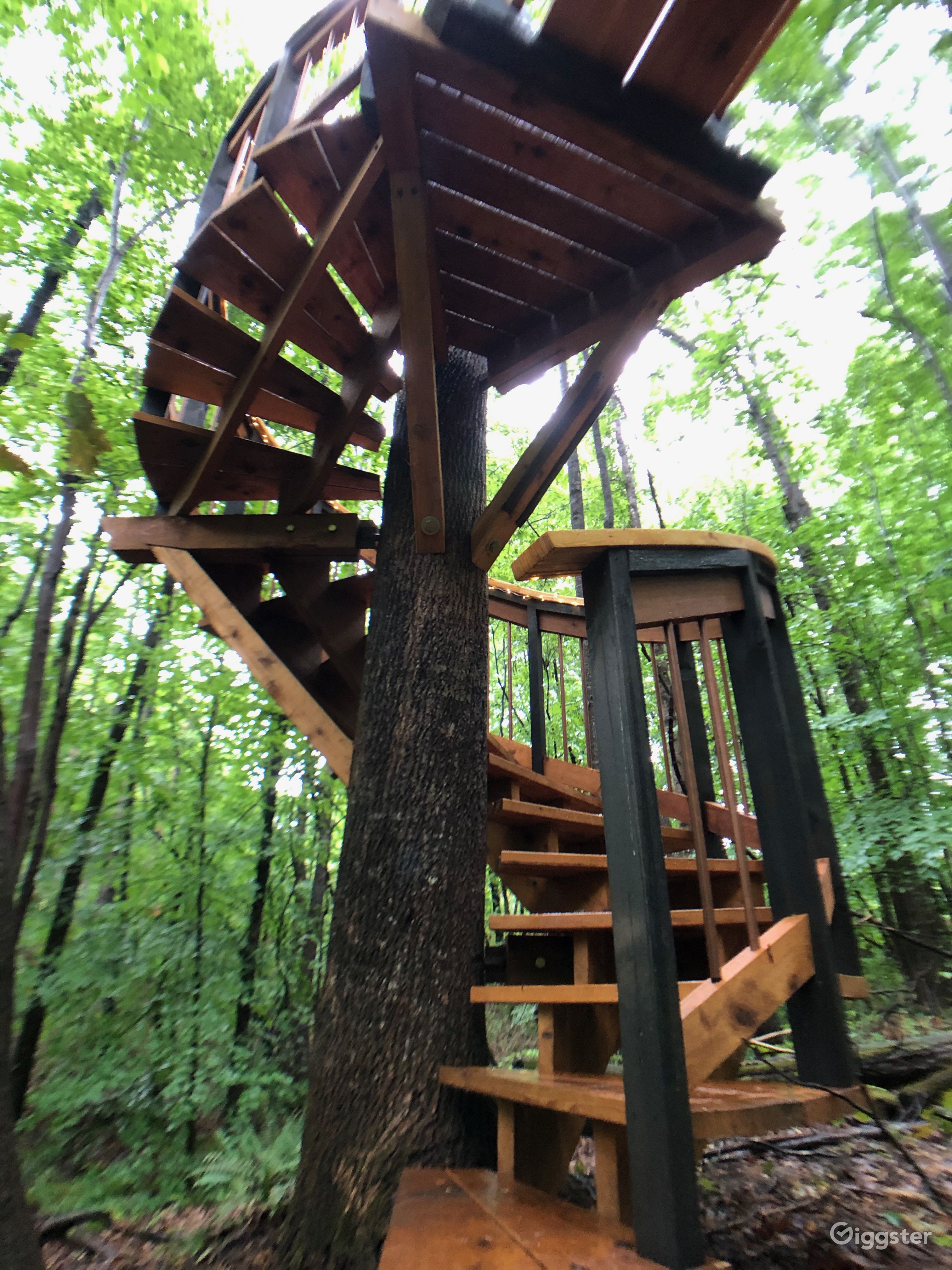 Rustic Tiny Home Treehouse Hidden in Forest | Rent this location on ...