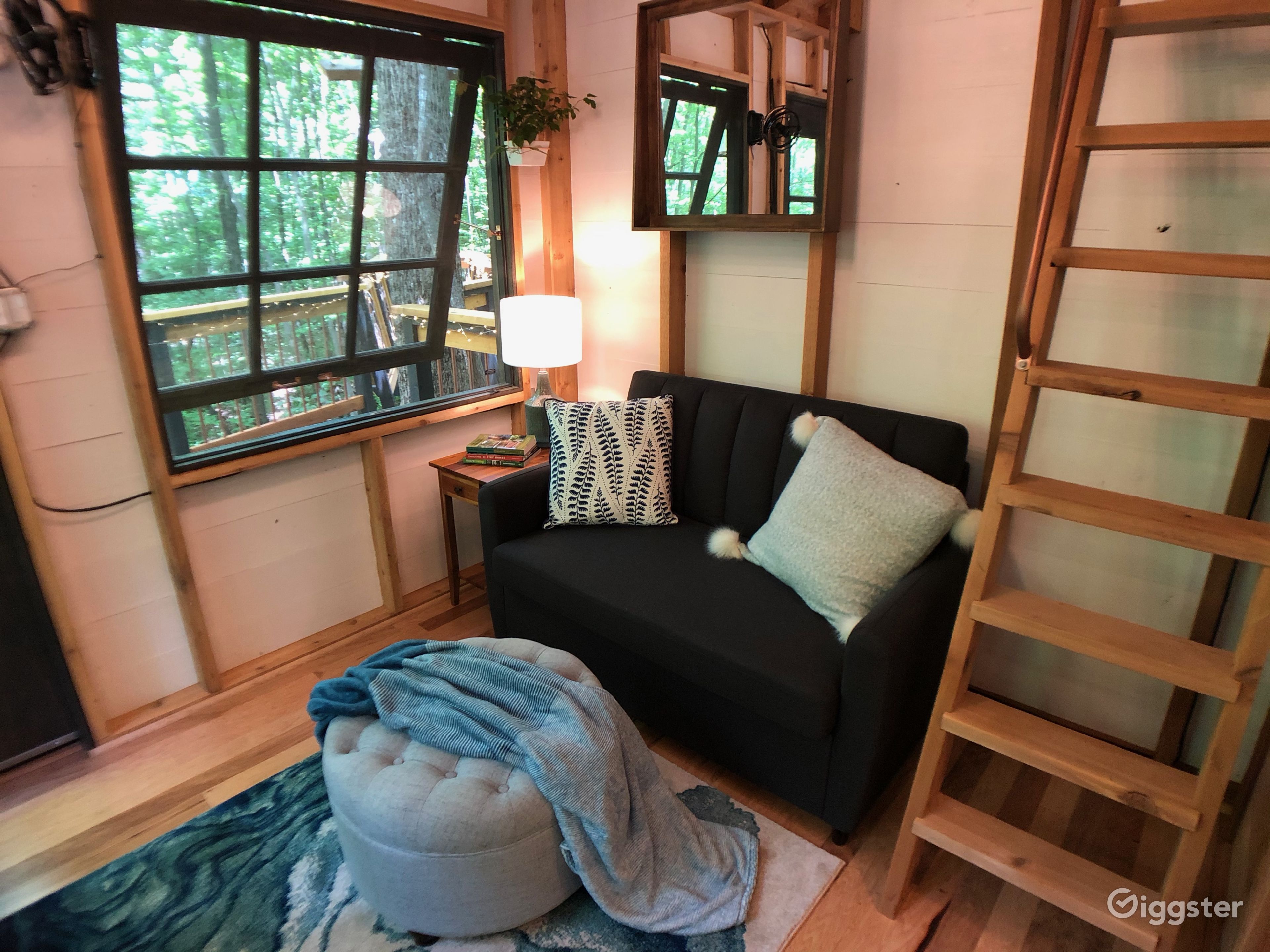 Rustic Tiny Home Treehouse Hidden in Forest | Rent this location on ...