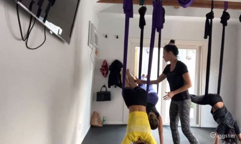 Amazing Aerial Yoga Studio in Houston | Rent this location on Giggster