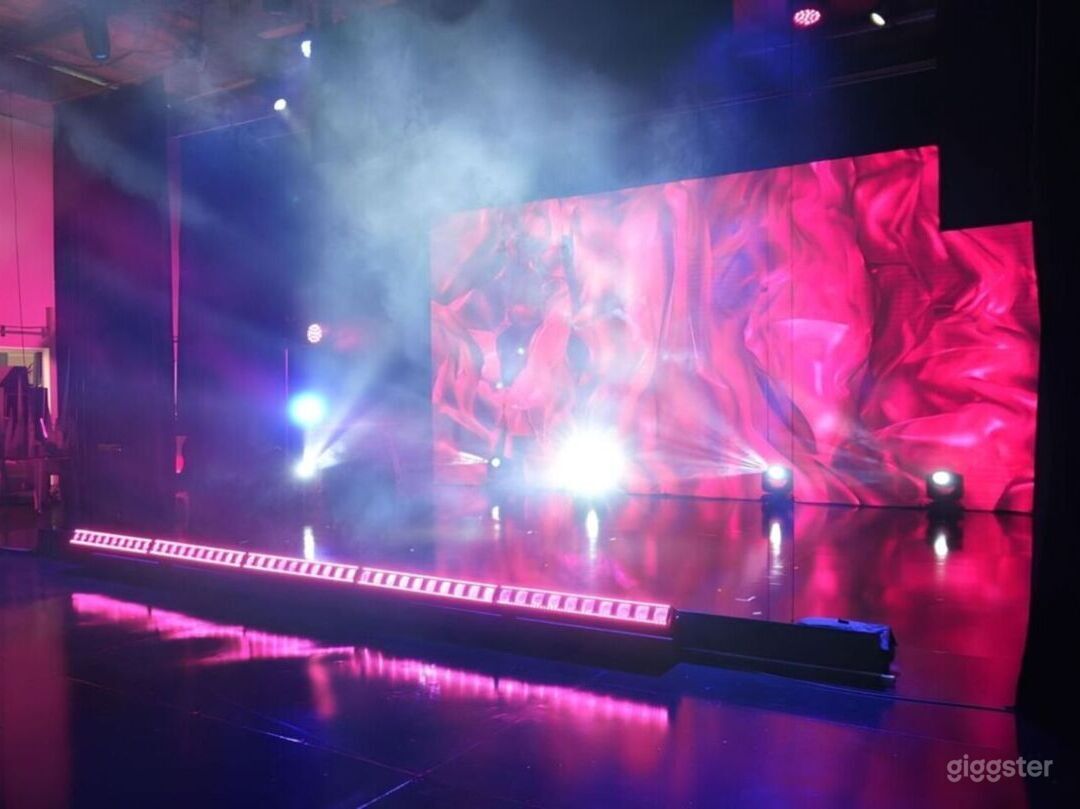 Amazing Theatre with LED Stage | Rent this location on Giggster