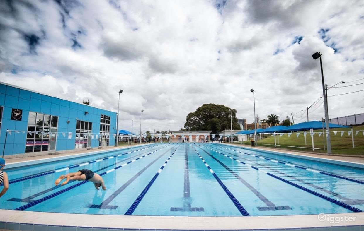 A 50M Olympic Size Outdoor Pool | Rent this location on Giggster