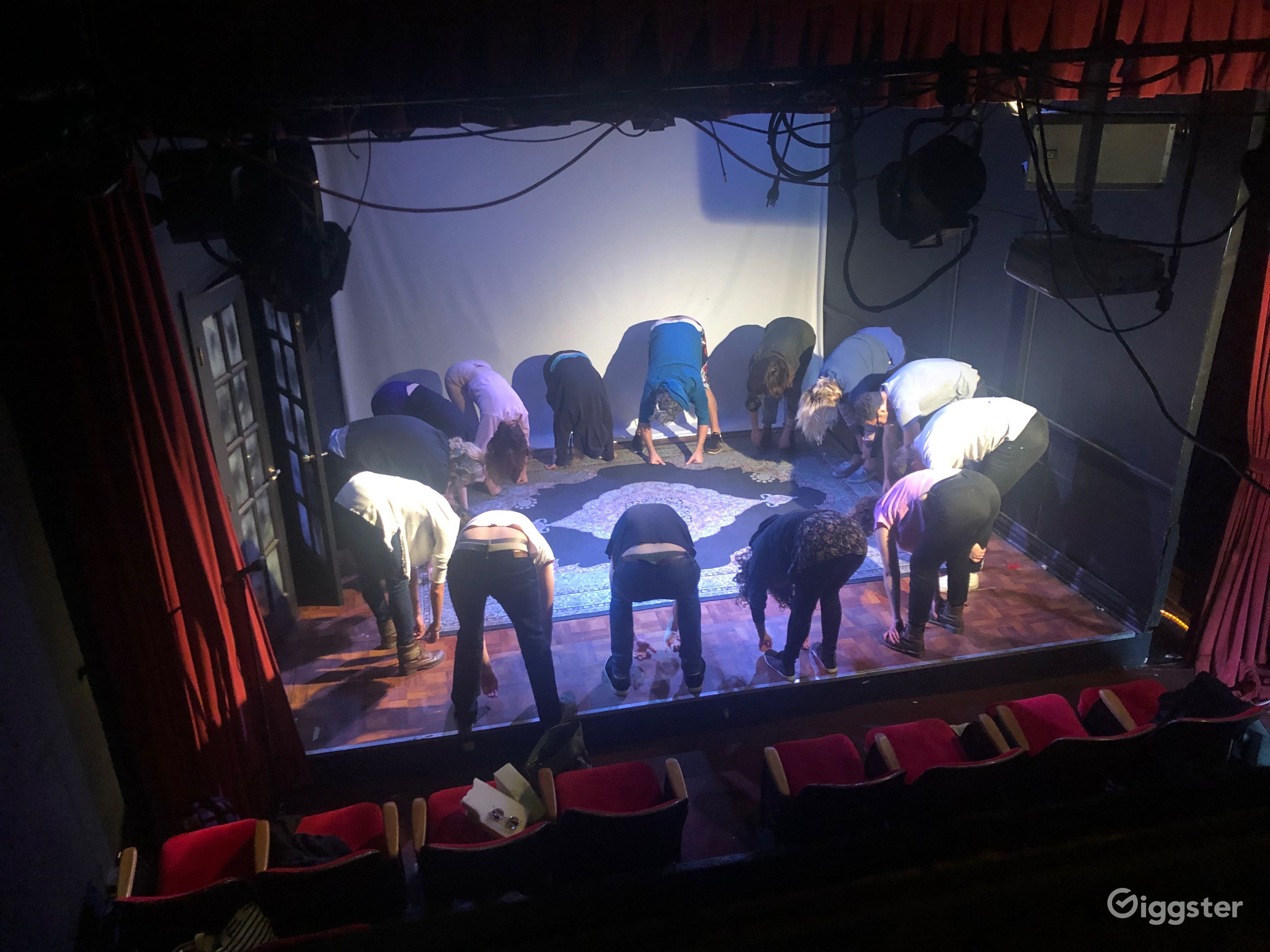Intimate Red Seat Theater with Red Curtains | Rent this location on ...