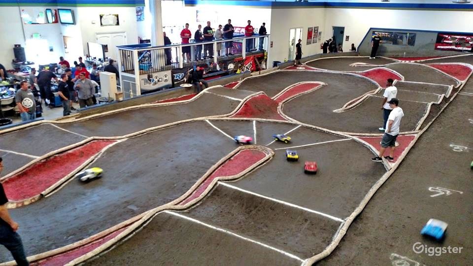 Indoor Off Road RC Car Racing track | Rent this location on Giggster