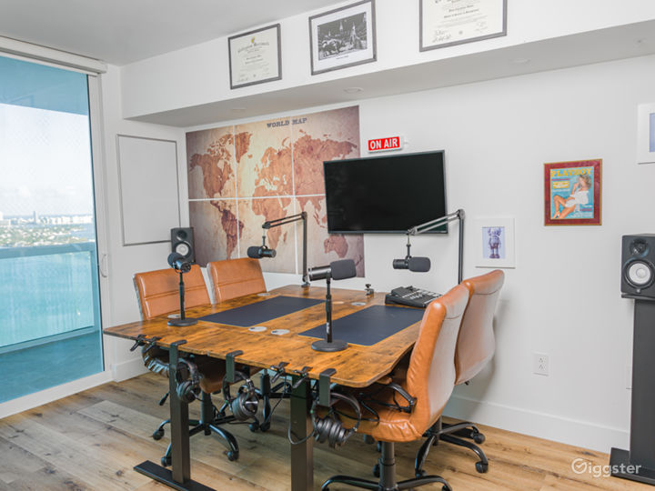 Waterfront Podcast/Film Space (Studio A) | Rent this location on Giggster