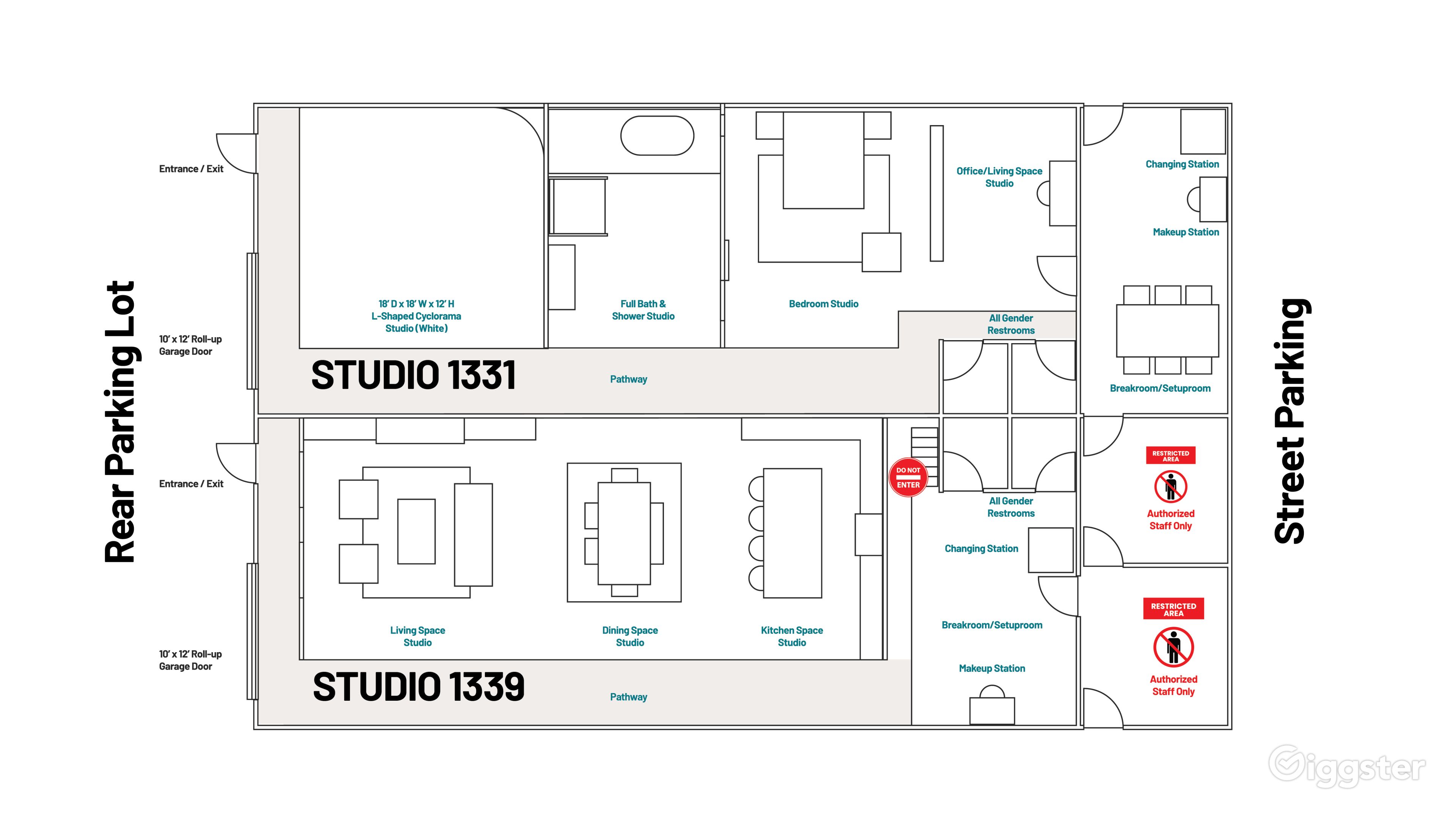 Creative Studio, Cyc Wall with Full Living Spaces | Rent this location on Giggster