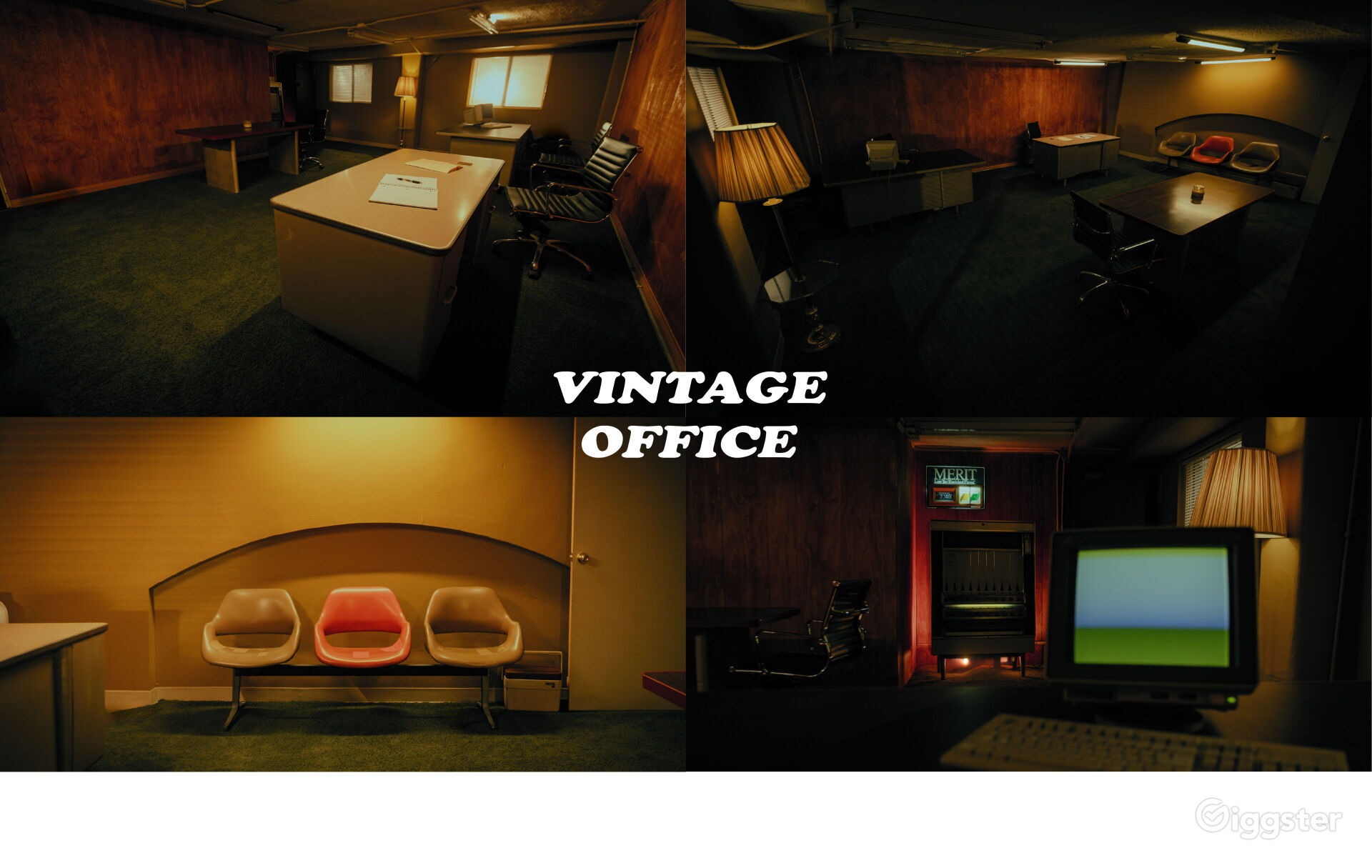 Vintage 1970's Office | Rent this location on Giggster