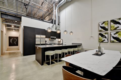 Luxury Loft | Chef's Kitchen + Open Floor Plan | Rent this location on ...