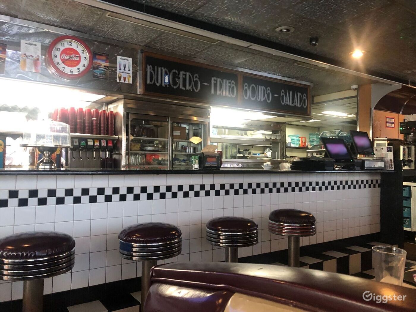 Amazing Old School Diner in Hollywood | Rent this location on Giggster