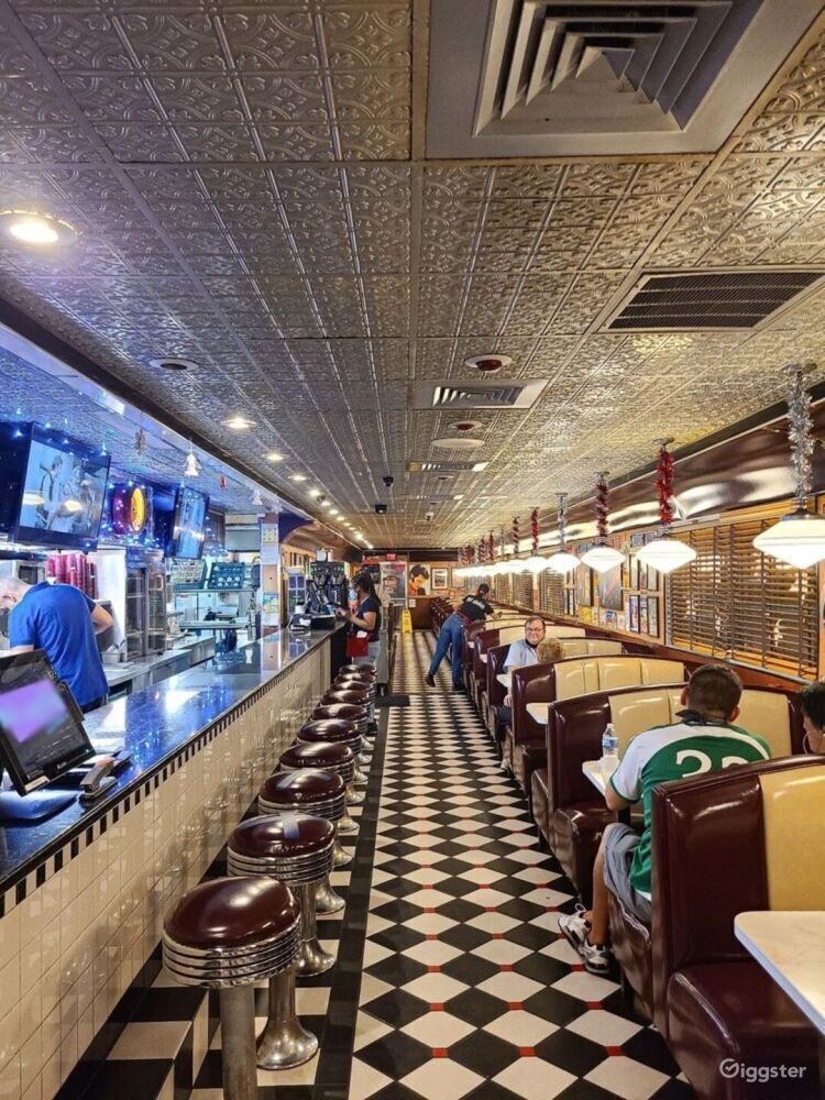 Amazing Old School Diner in Hollywood | Rent this location on Giggster