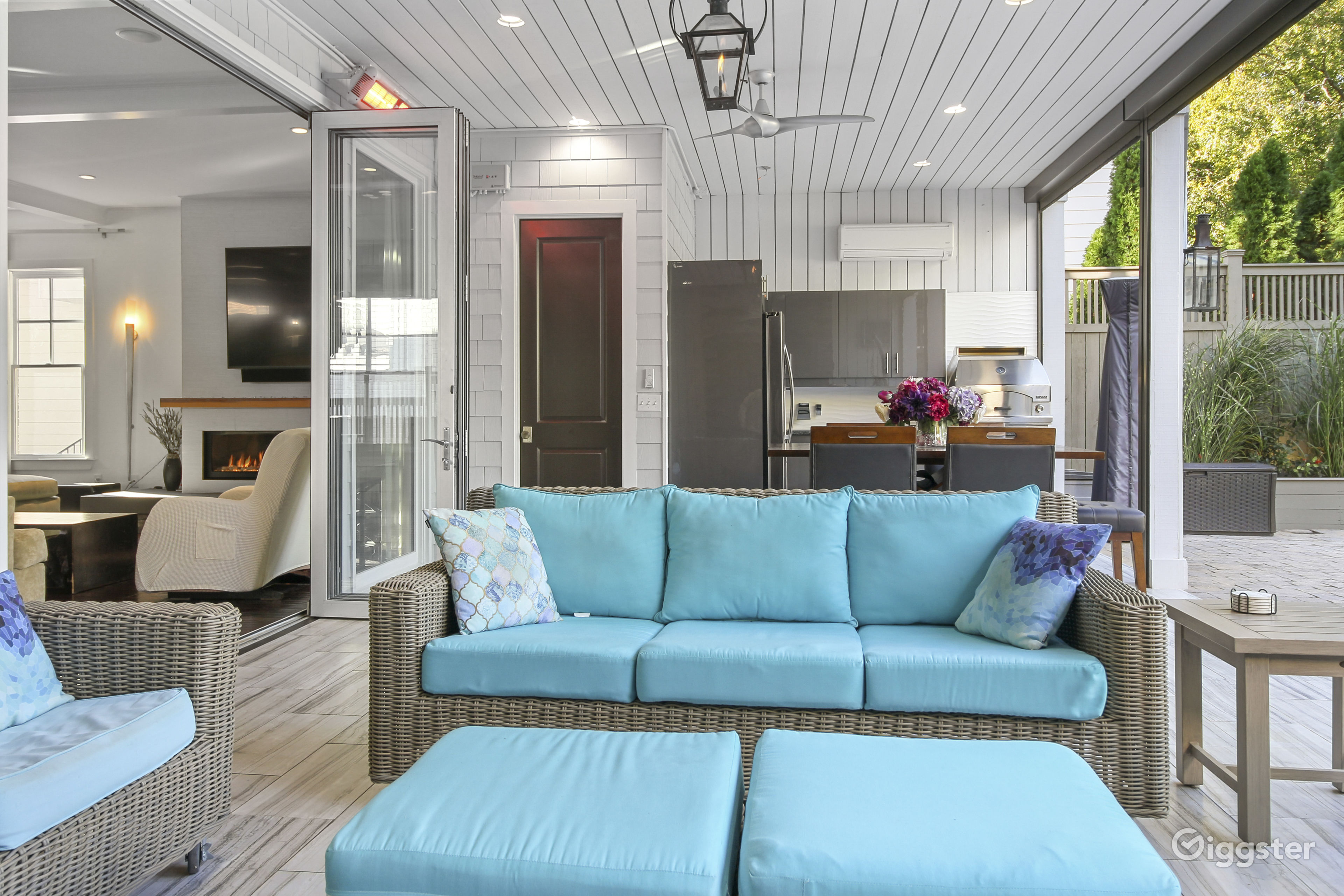 Open Outdoor Living with Lush Backyard Oasis | Rent this location on ...