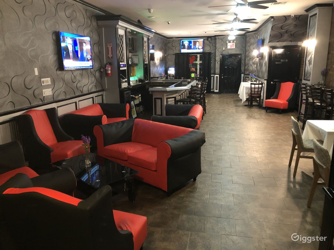 Spacious Retro Bar & Lounge with backyard patio in South Brooklyn ...