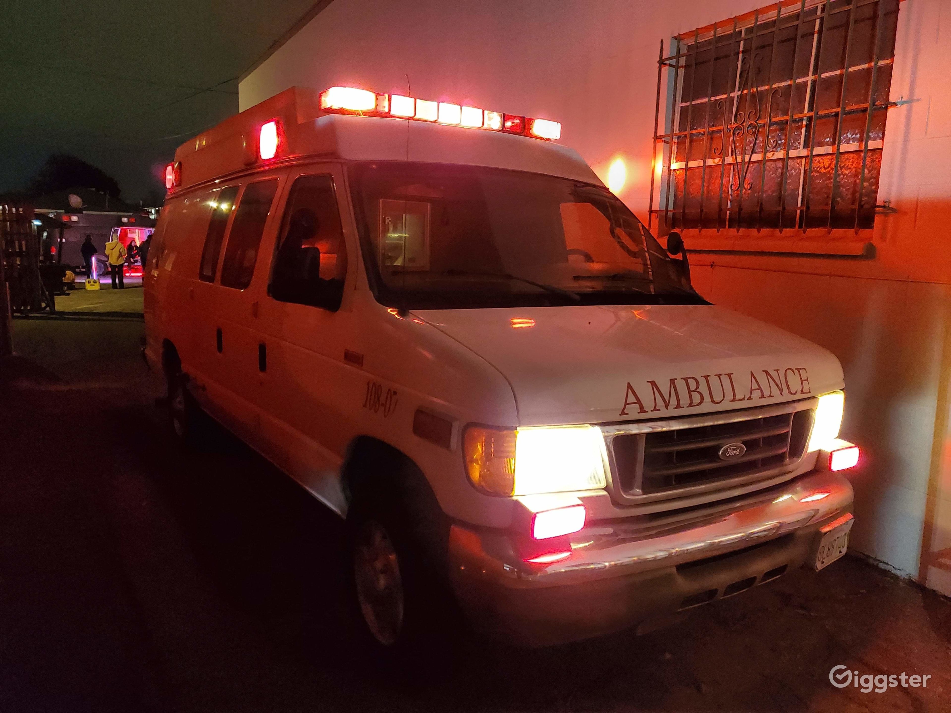 Ambulance set with lots of props | Rent this location on Giggster
