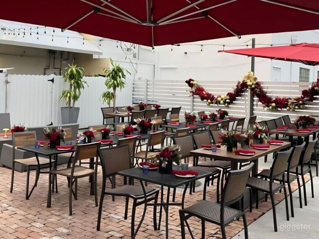 Classy Back Outdoor Patio | Rent this location on Giggster