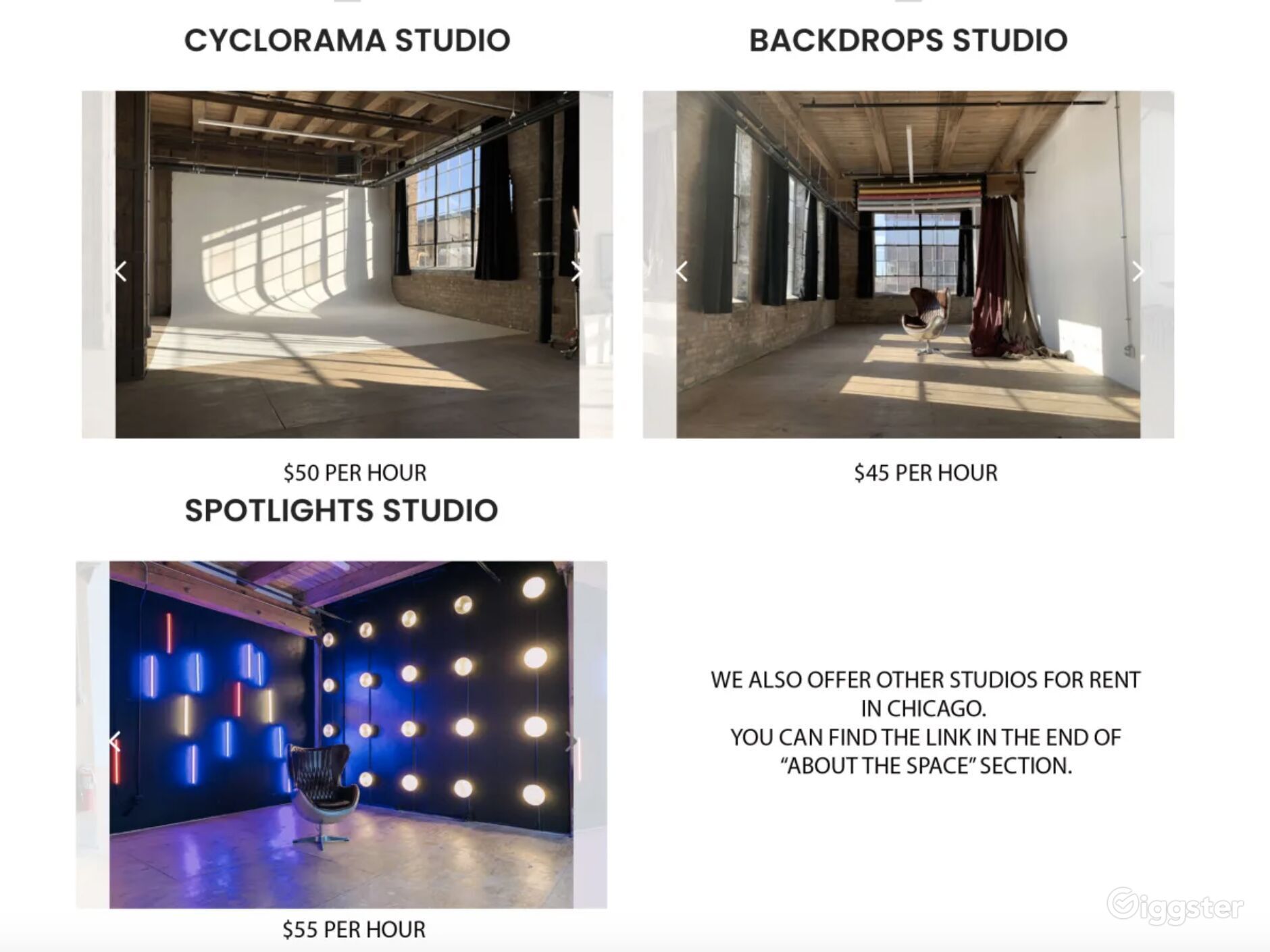 Loft Spotlights & Neon space | Rent this location on Giggster
