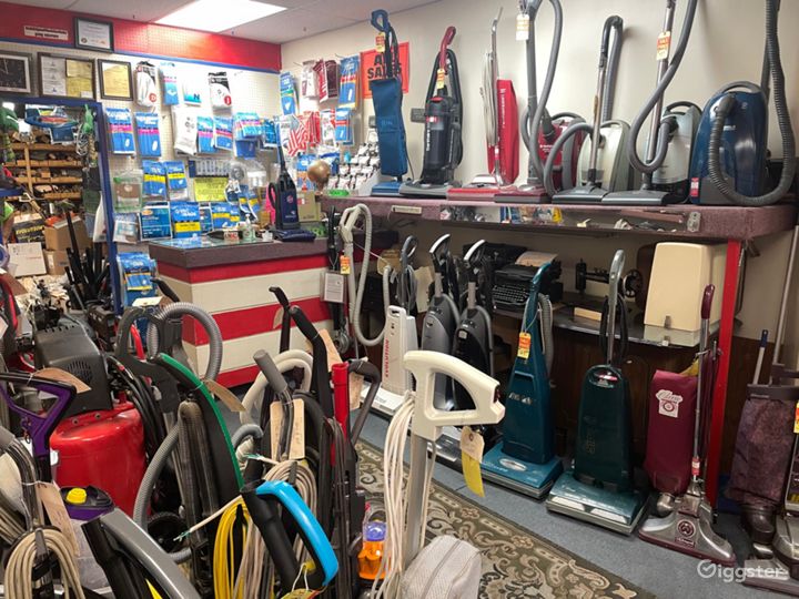 Colorful Vacuum Store | Rent this location on Giggster