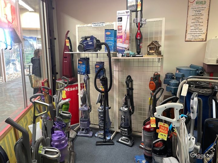 Colorful Vacuum Store | Rent this location on Giggster