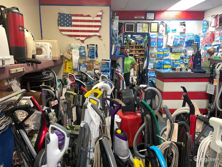 Colorful Vacuum Store | Rent this location on Giggster