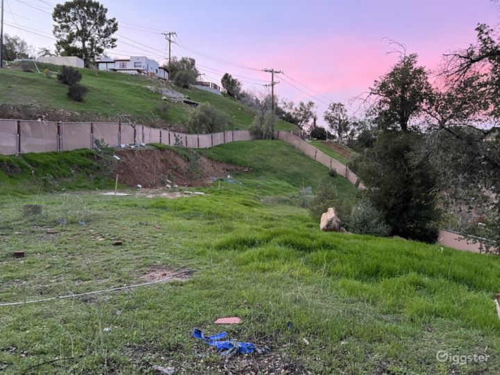 Open Lot in a residential area | Rent this location on Giggster