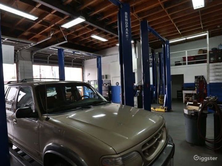 Massive Automotive Repair Shop Perfect for Productions | Rent this ...