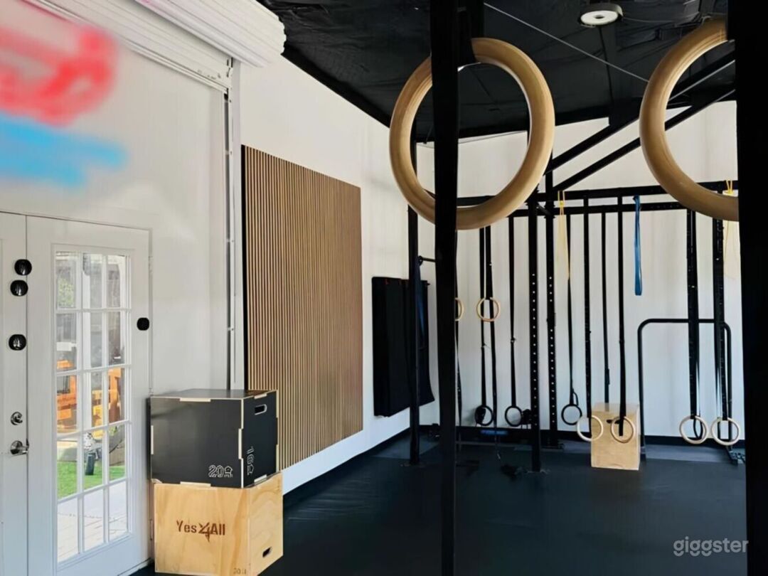 Fitness Studio with Recovery Patio | Rent this location on Giggster