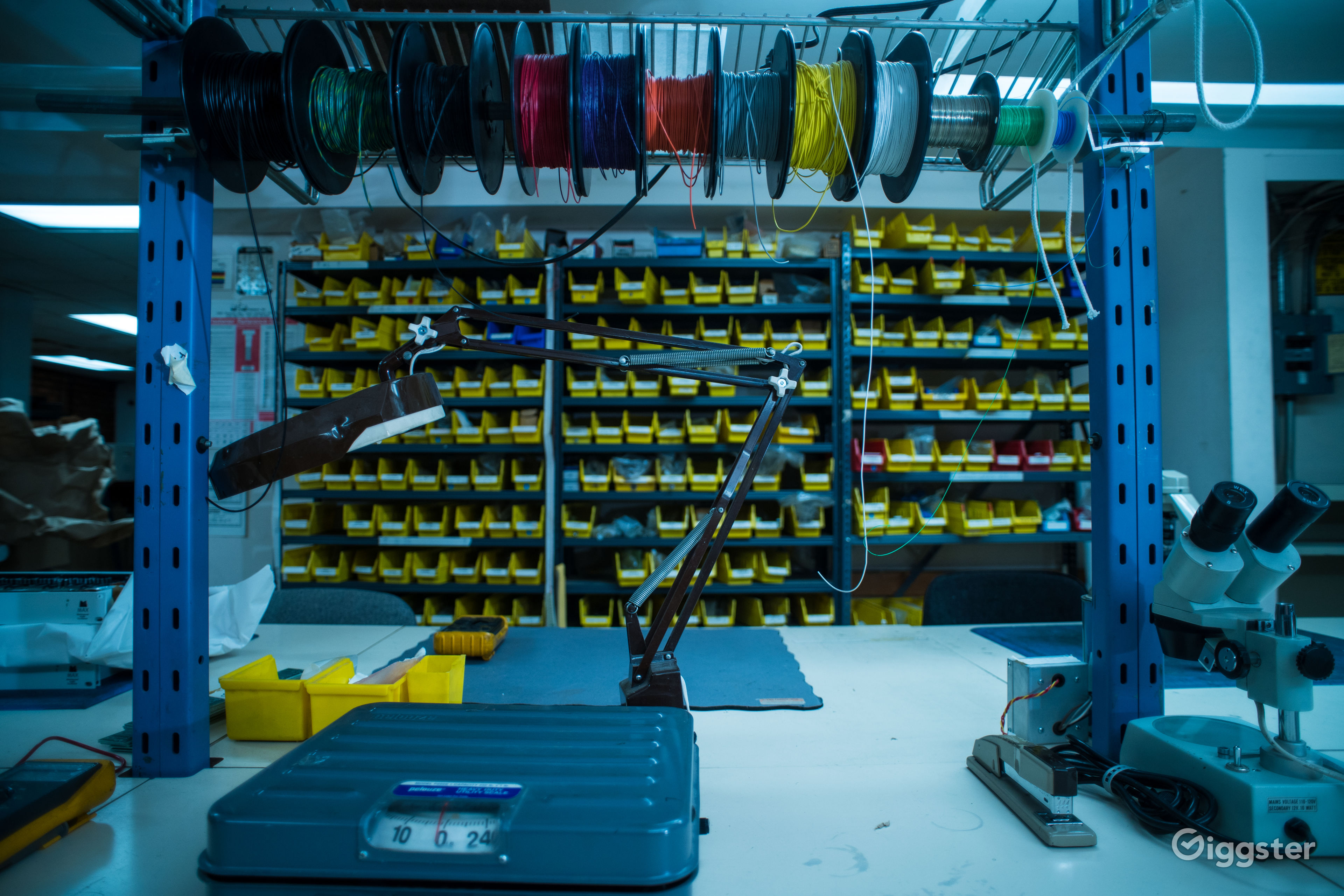 Ageing Retro 1980s Electronics Laboratory | Rent this location on Giggster