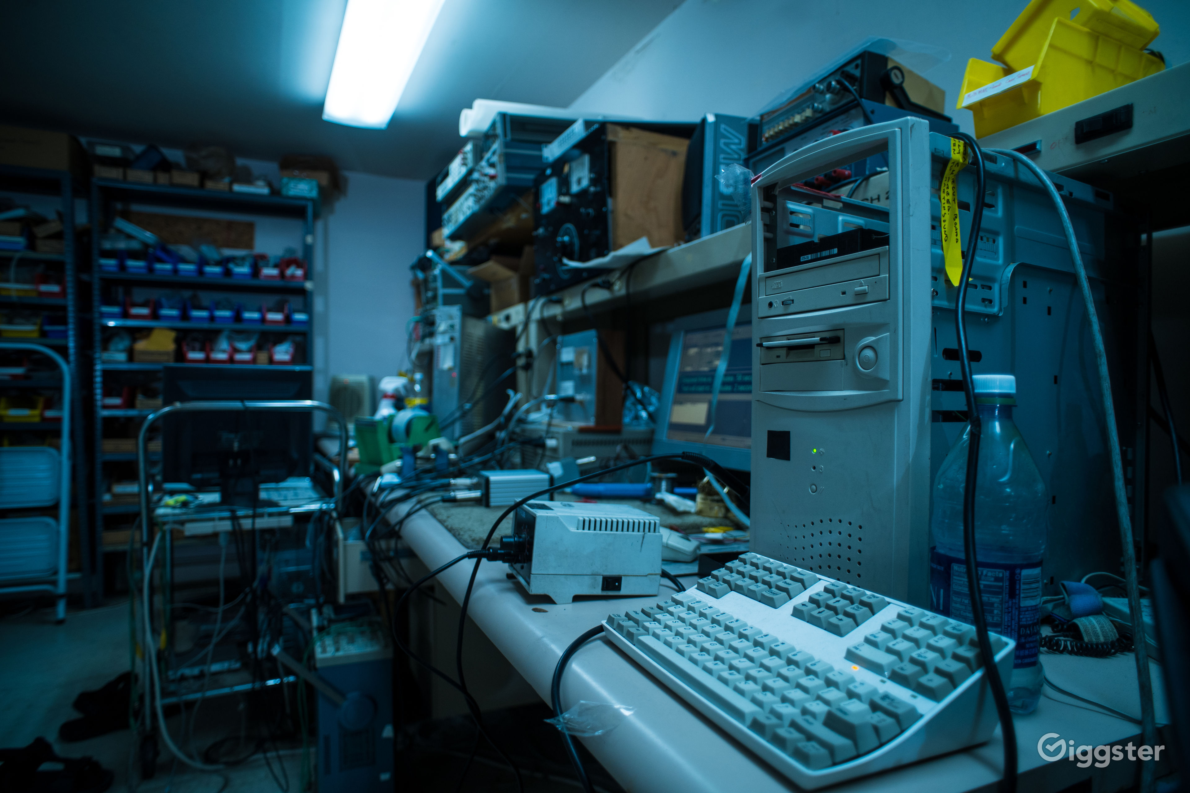 Ageing Retro 1980s Electronics Laboratory | Rent this location on Giggster