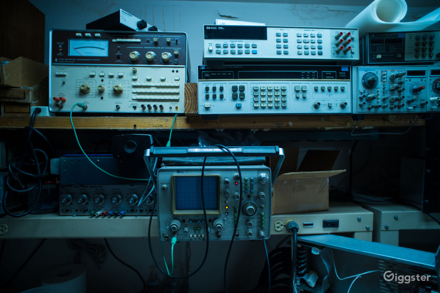 Ageing Retro 1980s Electronics Laboratory | Rent this location on Giggster