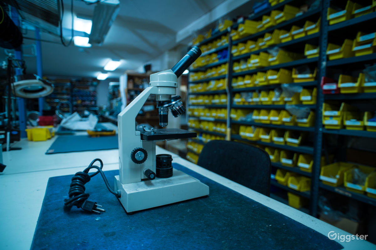 Aging Retro 1980s Electronics Laboratory | Rent this location on Giggster