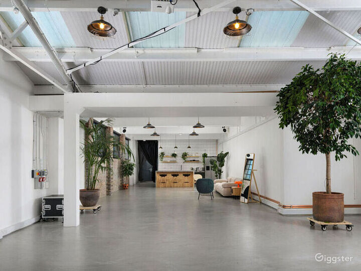 Converted warehouse film studio in East London | Rent this location on ...
