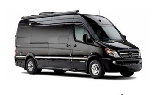 Black VIP Mercedes Benz Sprinter van | Rent this location on Giggster