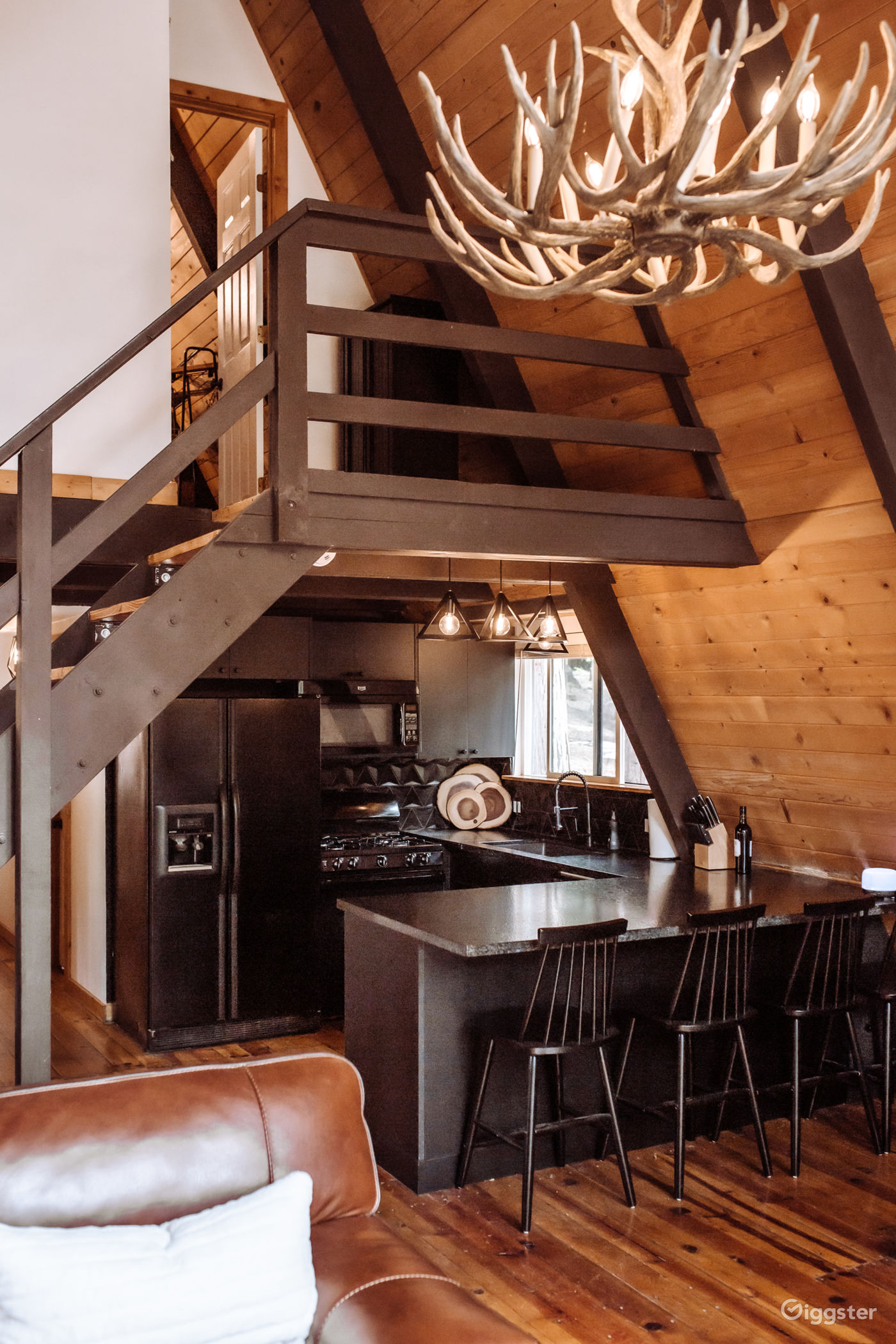 Modern Rustic A-Frame Cabin | Rent this location on Giggster