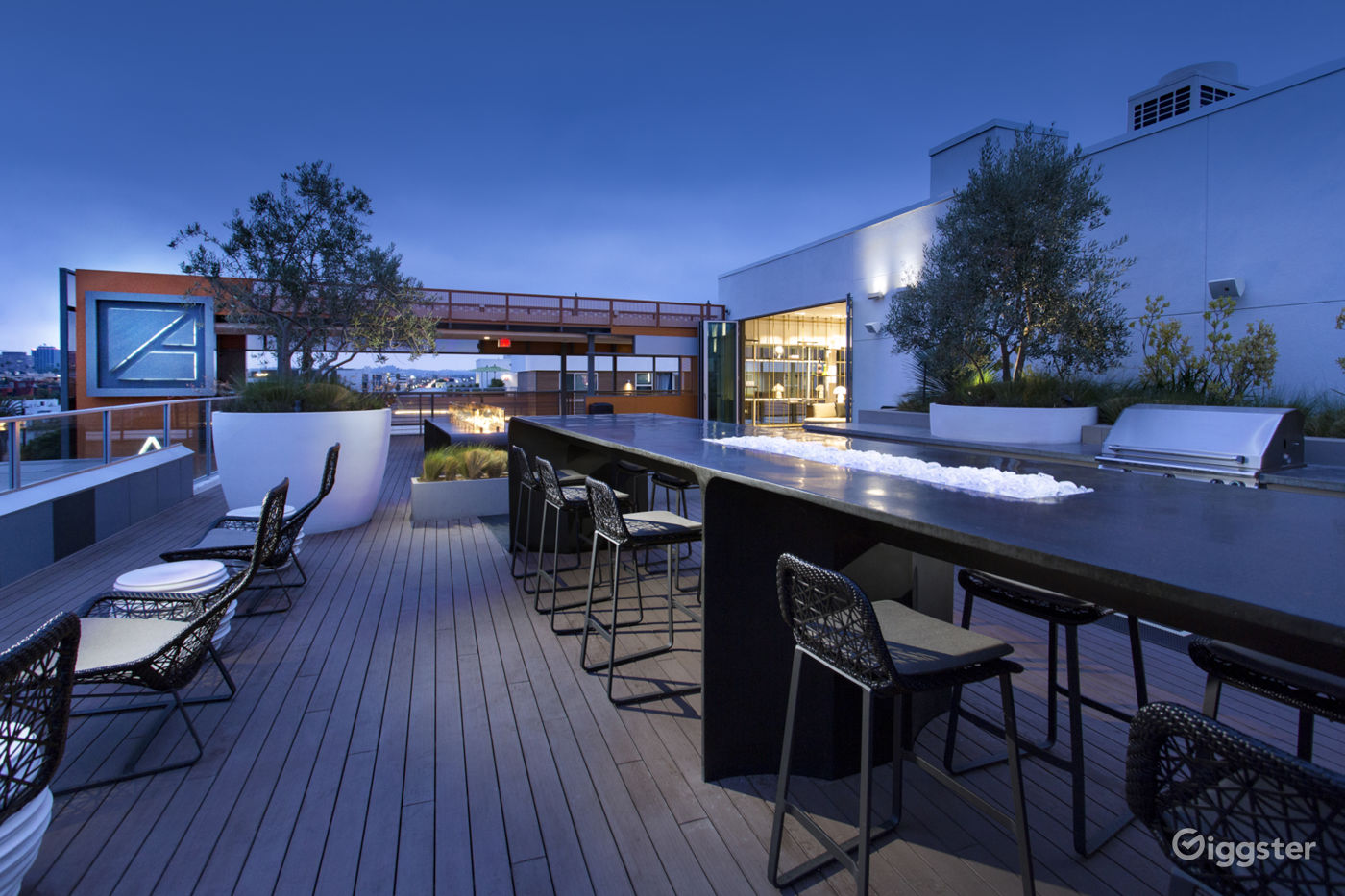 Modern Amenity Space in West Hollywood | Rent this location on Giggster