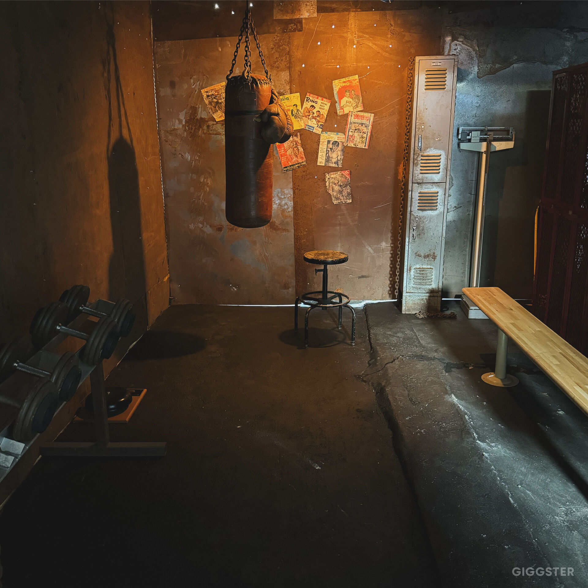 VINTAGE BOXING LOCKER ROOM | Rent this location on Giggster
