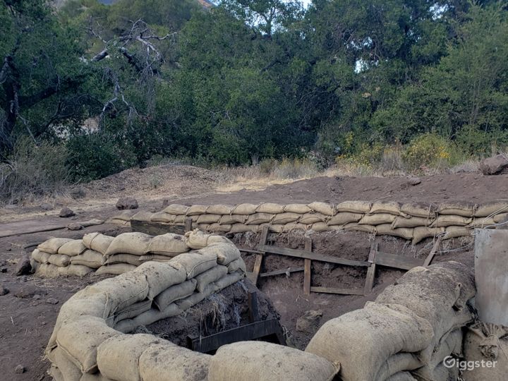 FoxHole, Authentic WWI,WWII look | Rent this location on Giggster