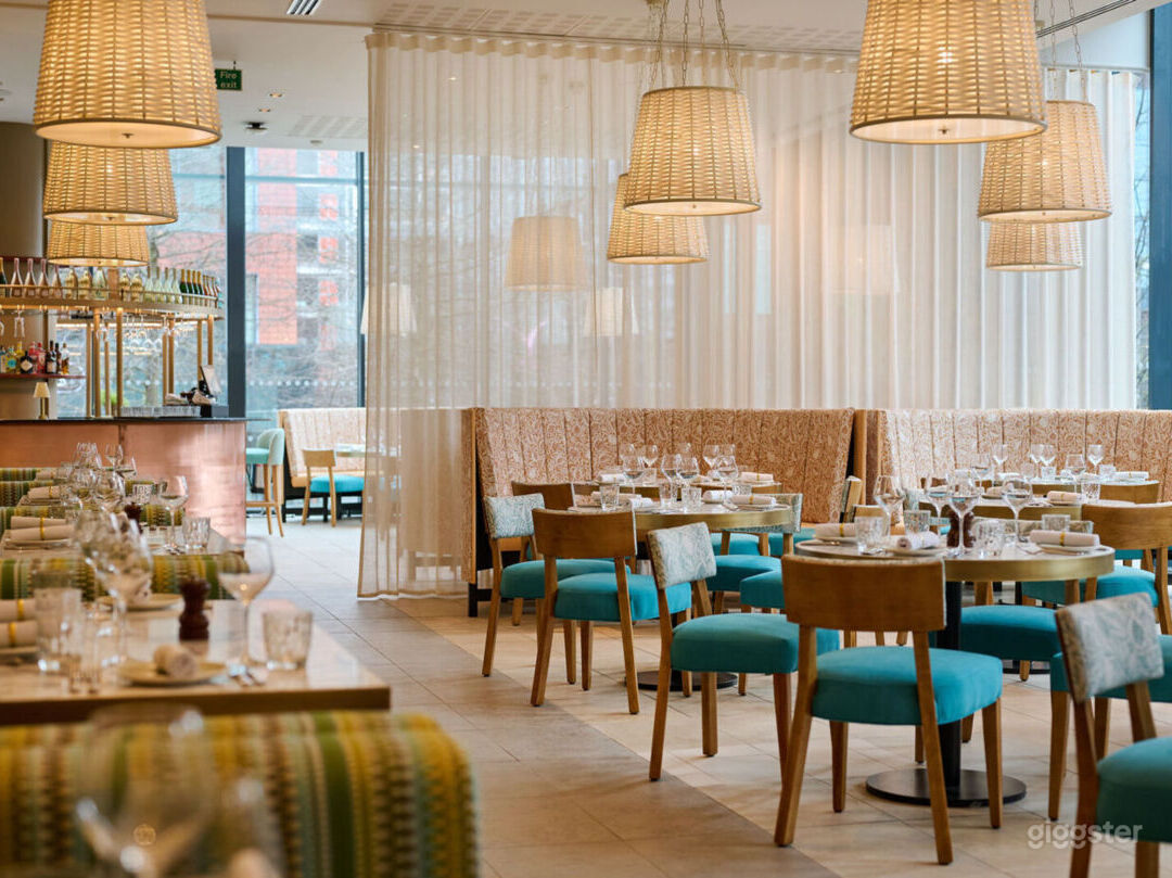 Light, Open Premium Restaurant with Terrace & Curtained Bar | Rent this ...