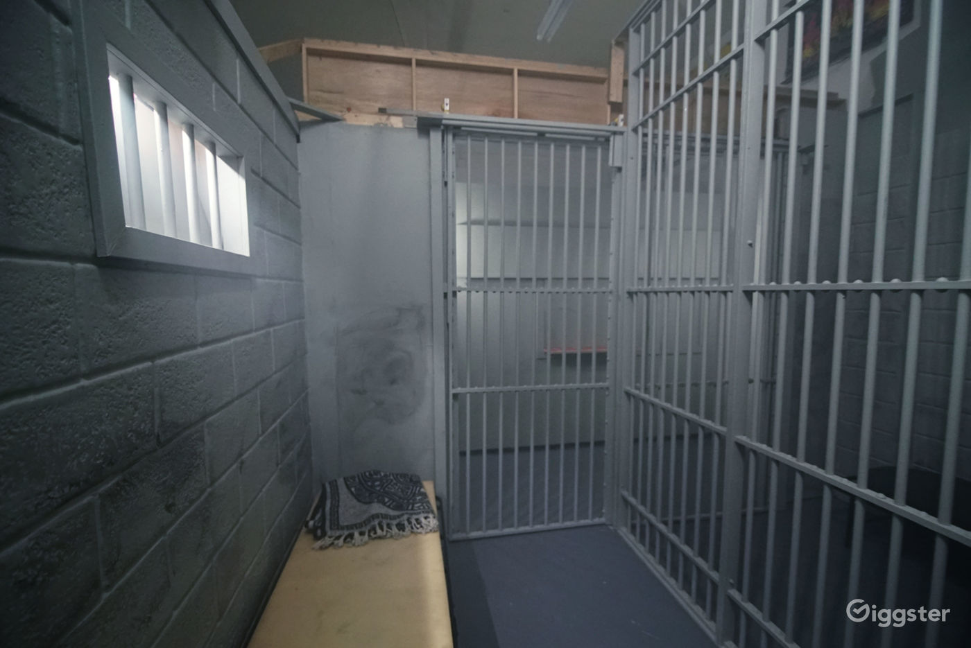 JAIL PRISON CELLS W/ BARS, PAYPHONE STANDING SET | Rent this location ...